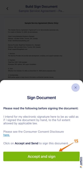 How Docusign in person signing works | The Jotform Blog