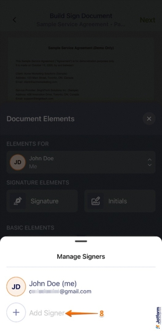 How Docusign in person signing works | The Jotform Blog