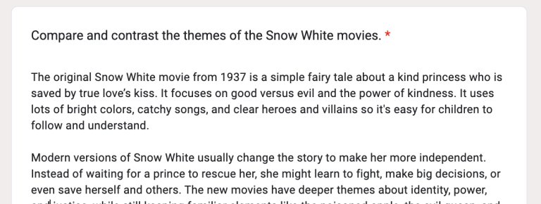 Short answer vs paragraph in Google Forms | The Jotform Blog
