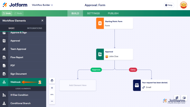 How to Create a Webhook in Jotform Workflows