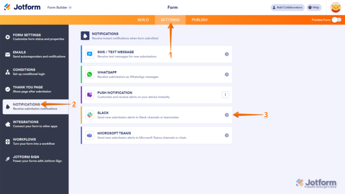 How to Get Notifications on Slack from Form Submissions