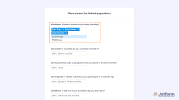 How to Add and Set Up the Multiple Selection Widget on Your Form