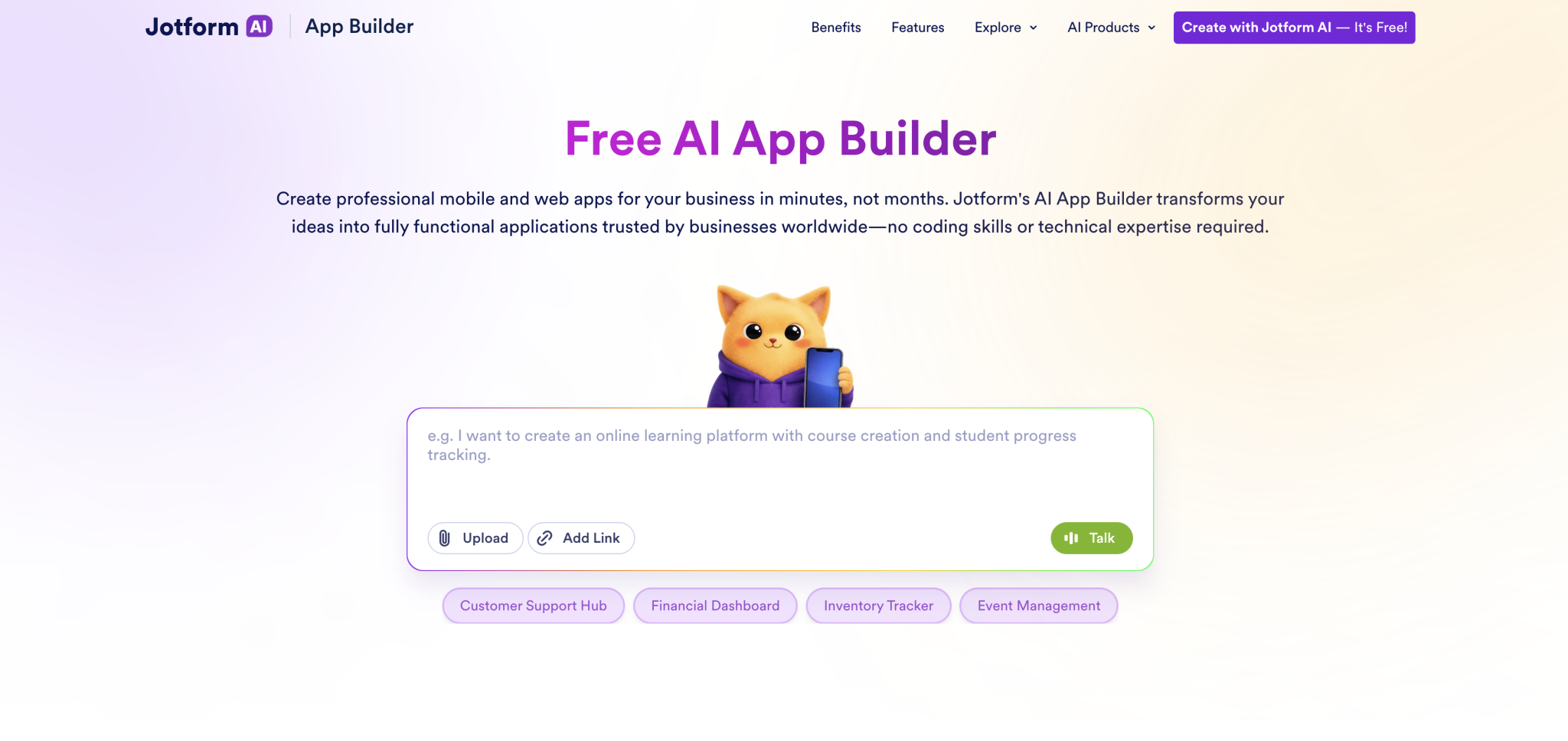 10 best no-code app builders in January 2026 | Jotform Blog