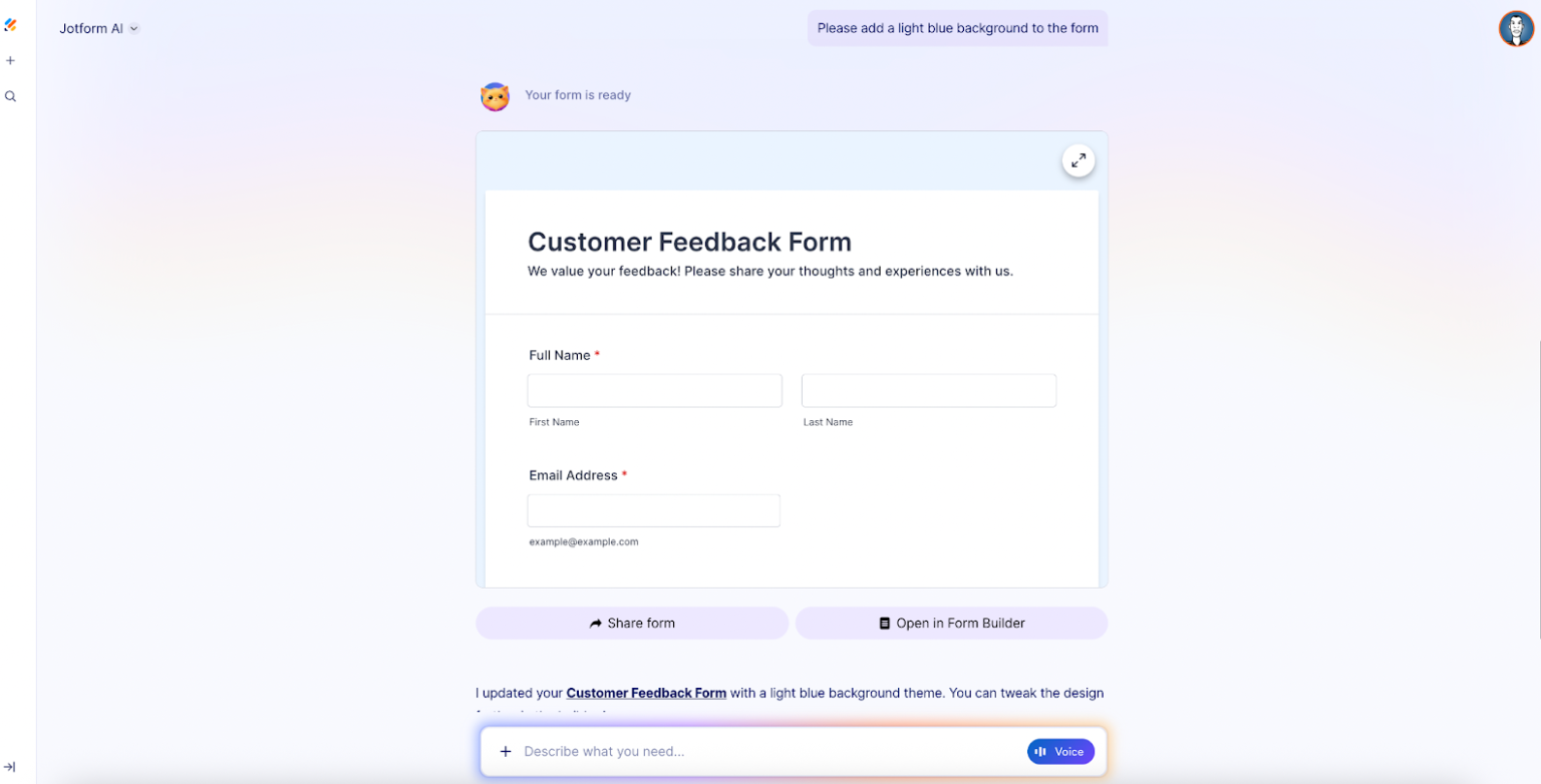Announcing Jotform AI