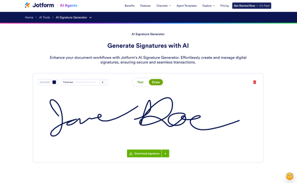 5 best AI signature generators in 2026 | The Jotform Blog