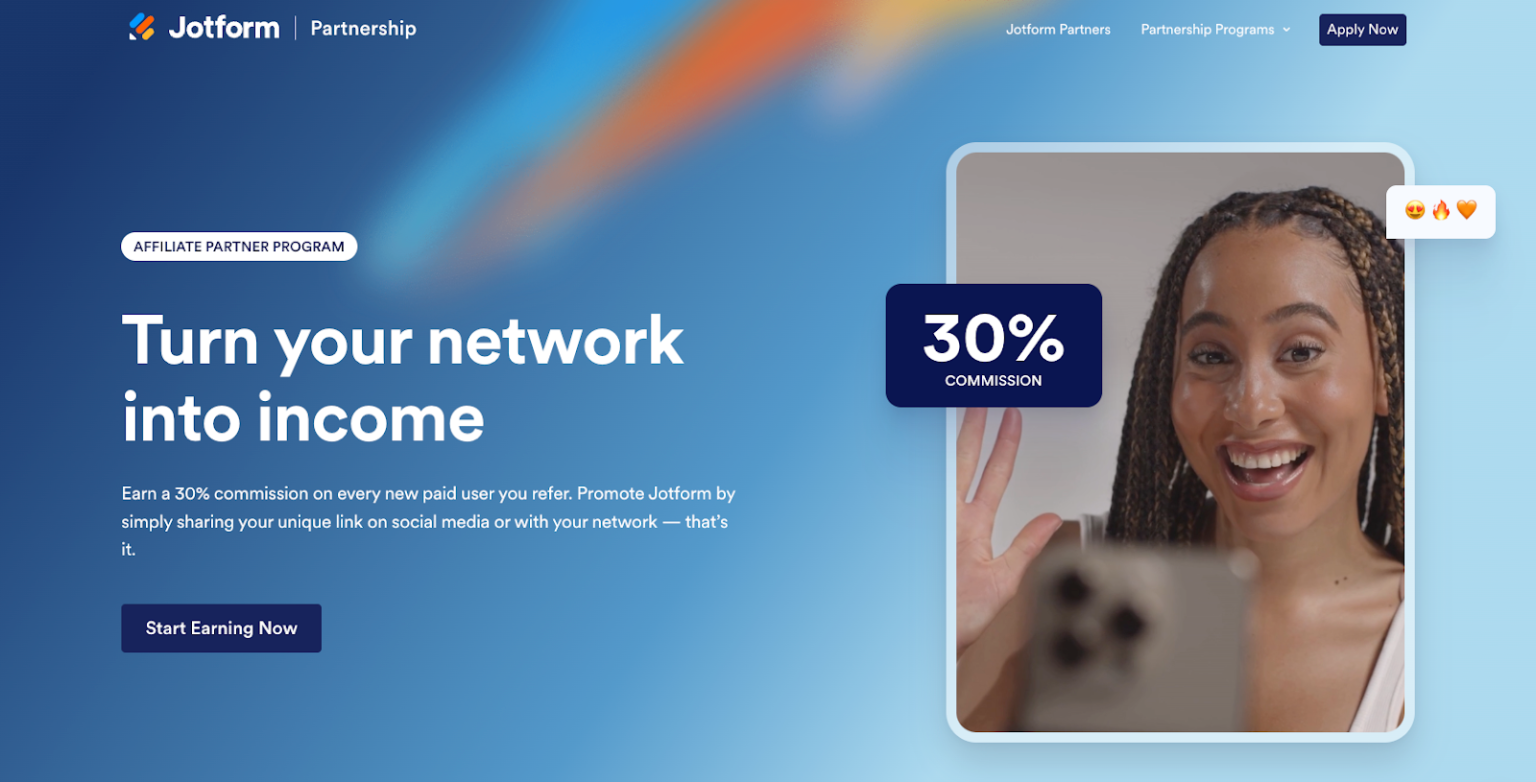 10 best affiliate programs in 2026 (compared) | The Jotform Blog