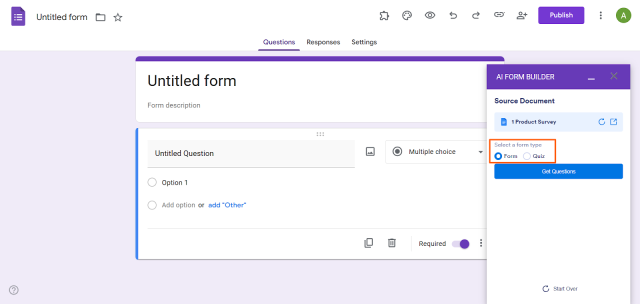 How to convert PDF documents into Google Forms | The Jotform Blog