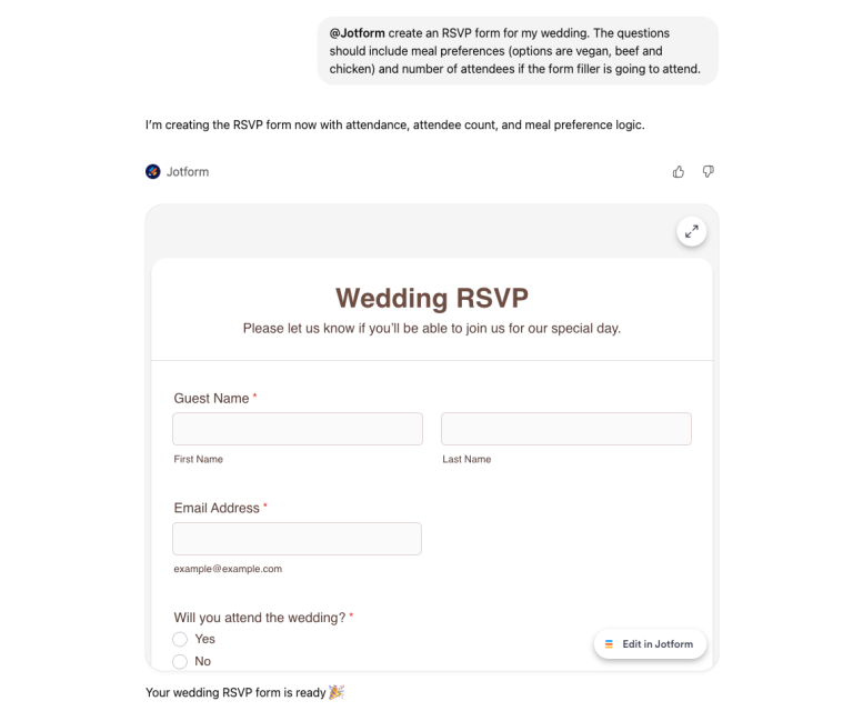 How to create a form in ChatGPT: A step-by-step guide | The Jotform Blog