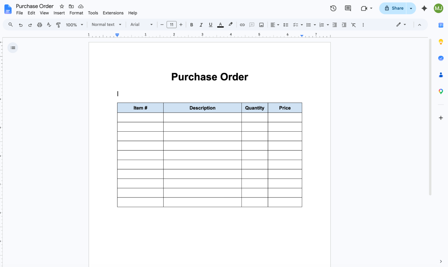 How to create a fillable form in Google Docs | Jotform Blog